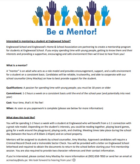 Mentorship Program | Englewood Elementary
